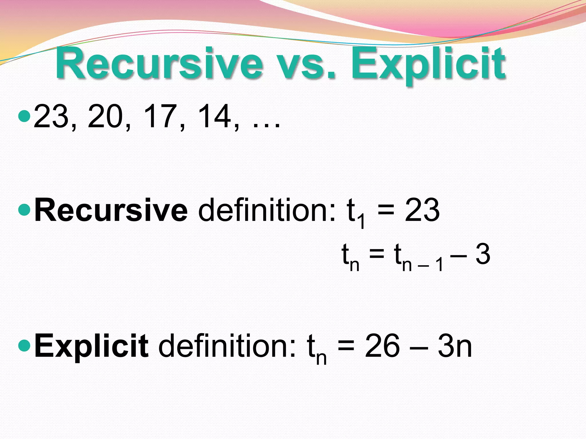 13 2 recursive definitions | PPTX