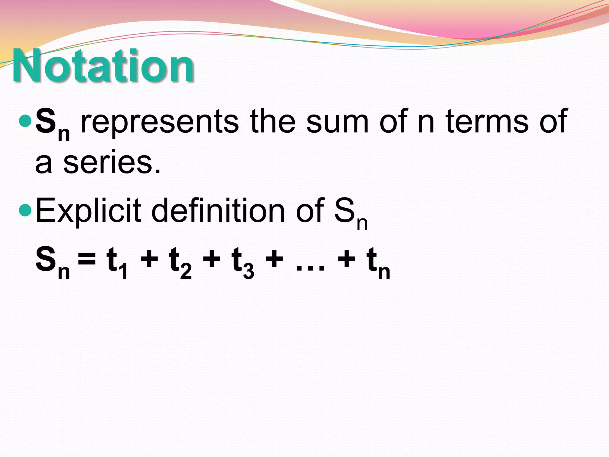 13 3 arithmetic and geometric series and their sums | PPTX