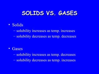 13.3 solubility | PPT