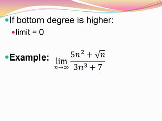 13 4 limits of infinite sequences | PPTX