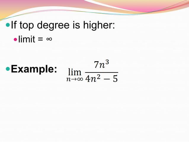13 4 limits of infinite sequences | PPTX