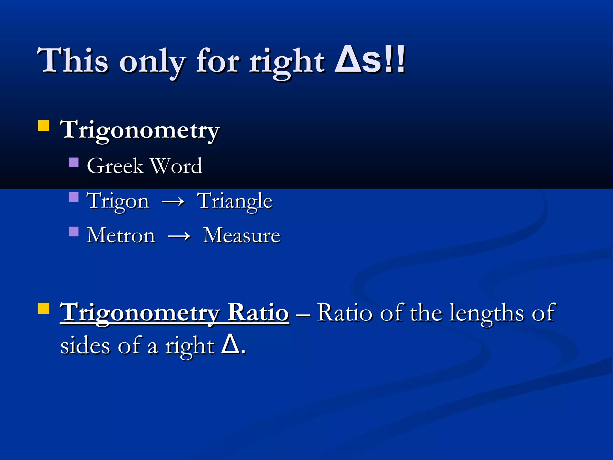 13 4 tangent ratio lesson | PPT