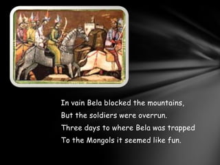 Lesson 13 PBA- Ballad: The Battle of Mohi | PPTX