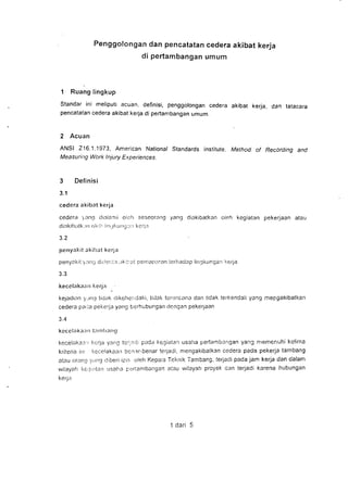 13 6619-2001-penggolongan-dan-pencatatan-cedera-akibat-kerja-di ...