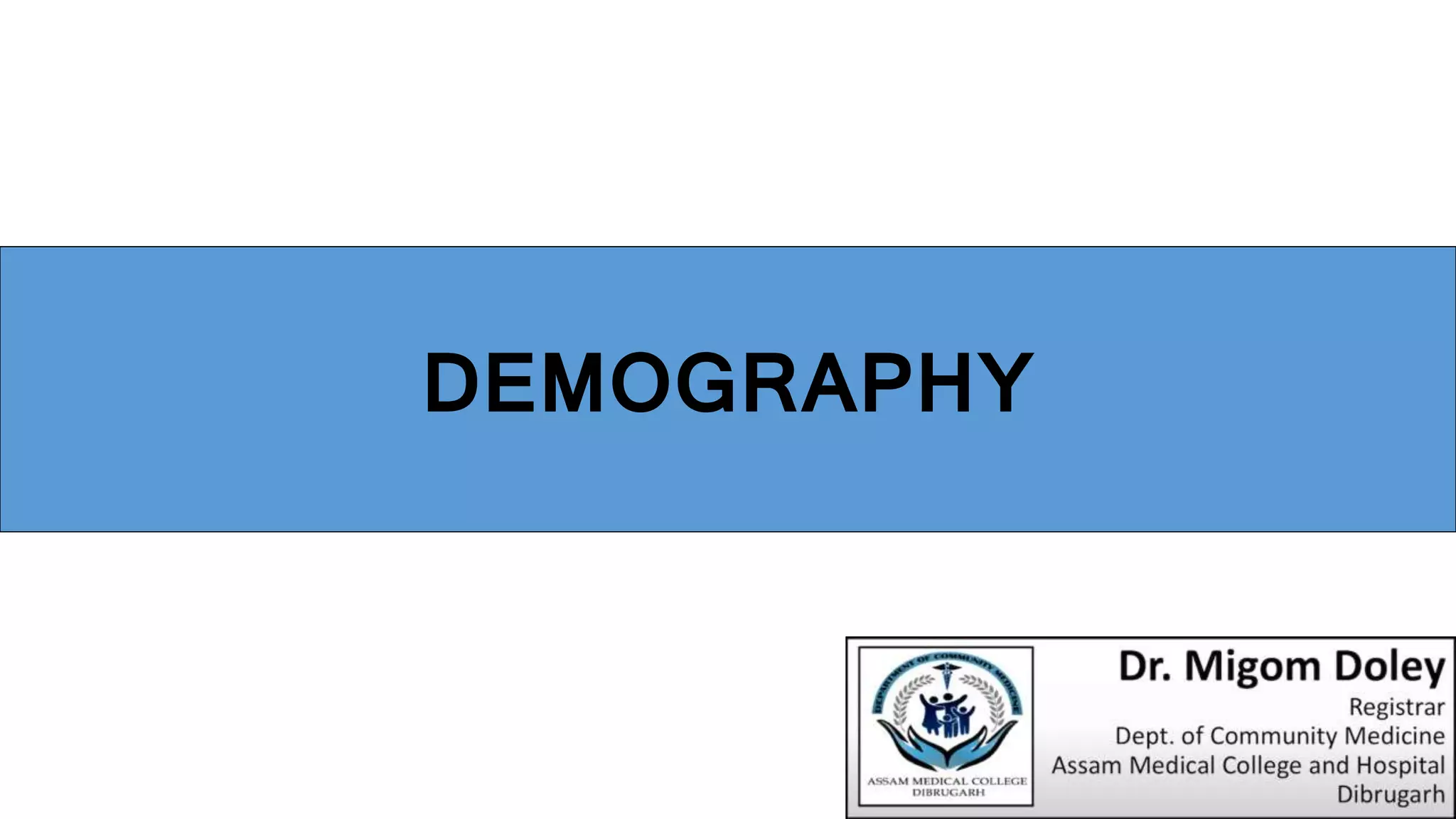 Demography | PPTX
