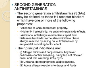 Antihistamines | PPT