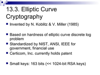 13 asymmetric key cryptography | PPT