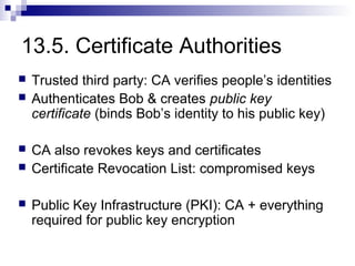 13 asymmetric key cryptography | PPT