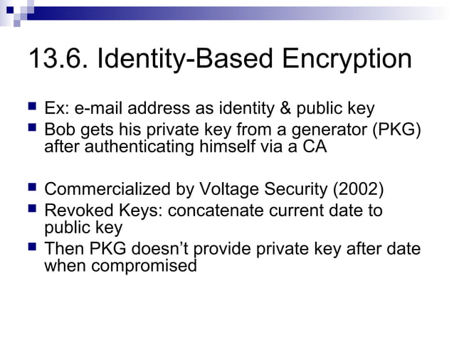 13 asymmetric key cryptography | PPT