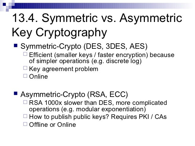 13 Asymmetric Key Cryptography