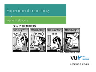[13 - B] Experiment reporting | PDF