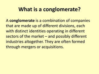 13 big business and conglomerates (skylanders) | PPTX