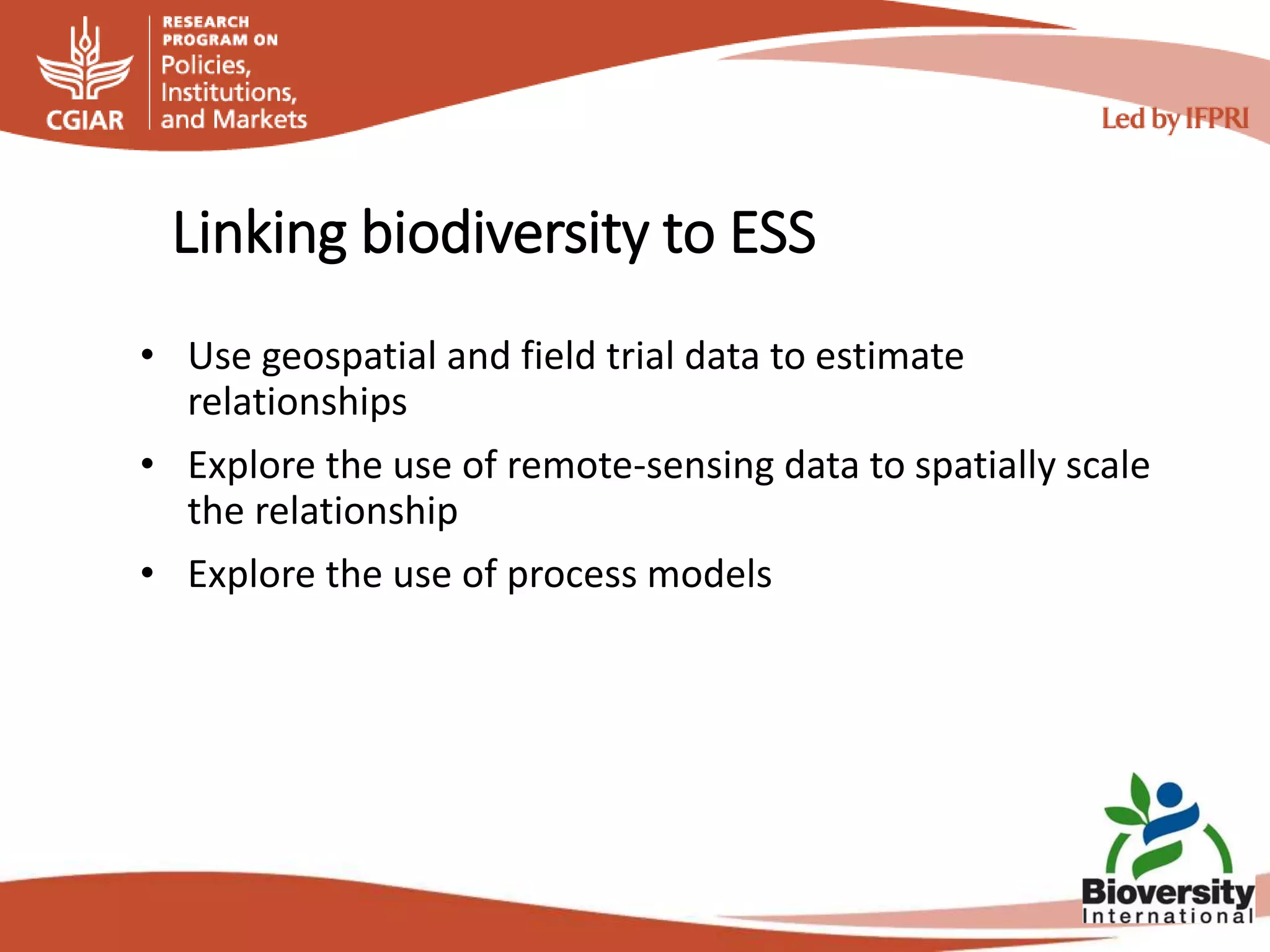 13 bioversity plan for gfsf | PPTX | Agriculture | Industries