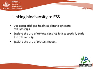 13 bioversity plan for gfsf | PPTX | Agriculture | Industries