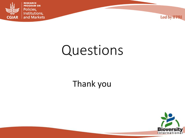 13 bioversity plan for gfsf | PPTX | Agriculture | Industries