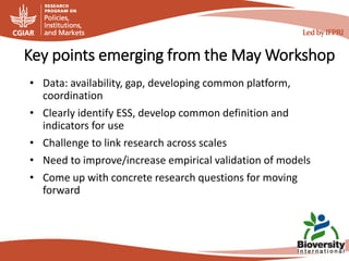 13 bioversity plan for gfsf | PPTX | Agriculture | Industries