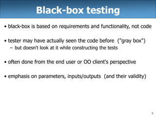 black box and white box testing .ppt