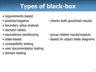 black box and white box testing .ppt