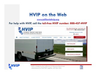 CARB California Hybrid & Zero Emission Truck Voucher Incentive Project ...