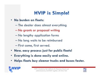 CARB California Hybrid & Zero Emission Truck Voucher Incentive Project ...
