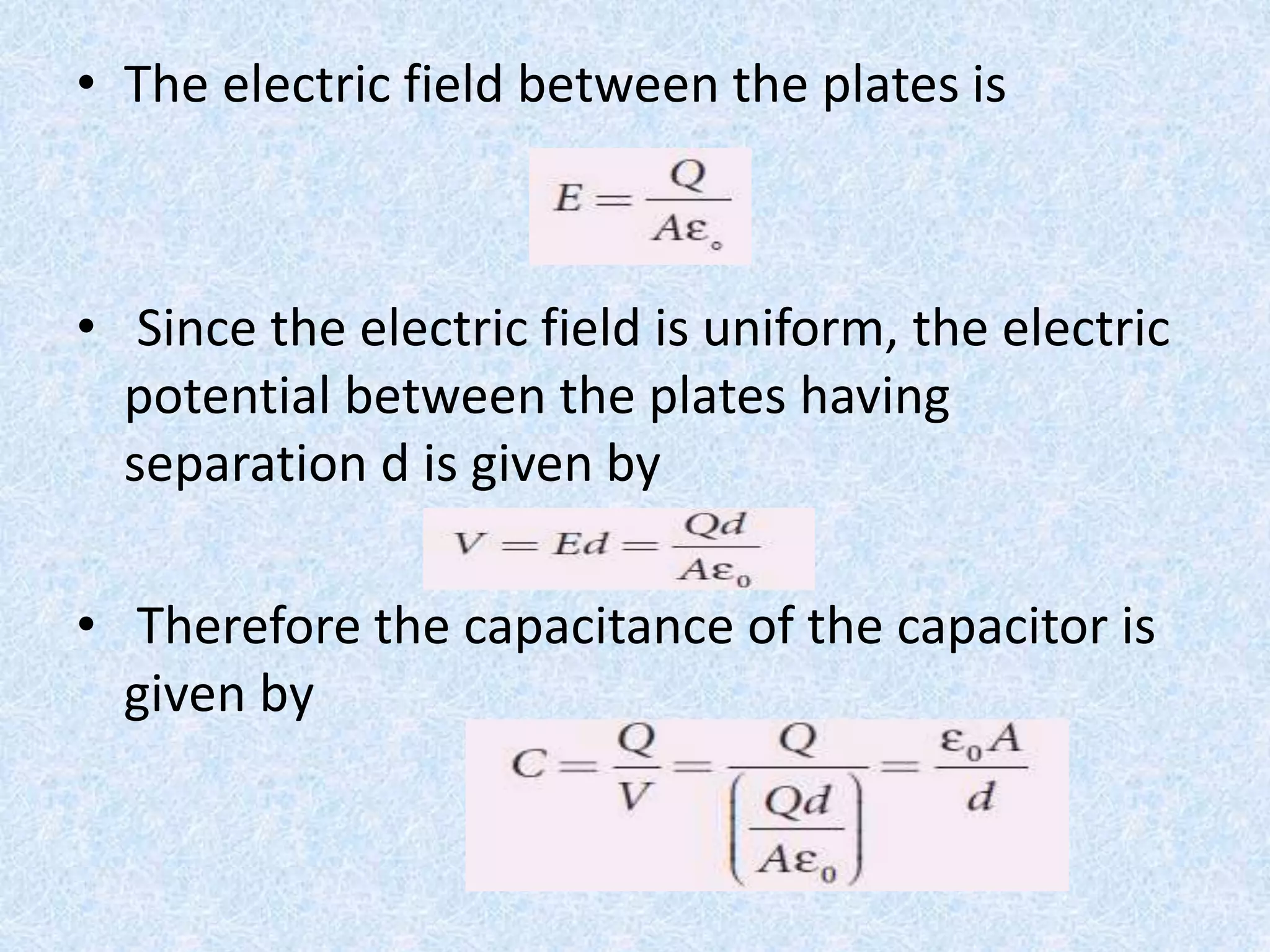 CAPACITORS AND CAPACITANCE | PPTX