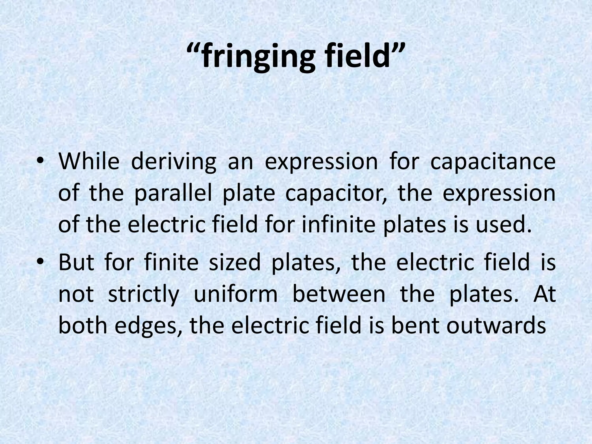 CAPACITORS AND CAPACITANCE | PPTX