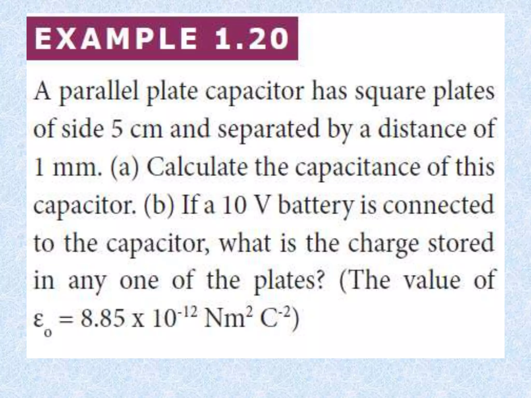 CAPACITORS AND CAPACITANCE | PPTX