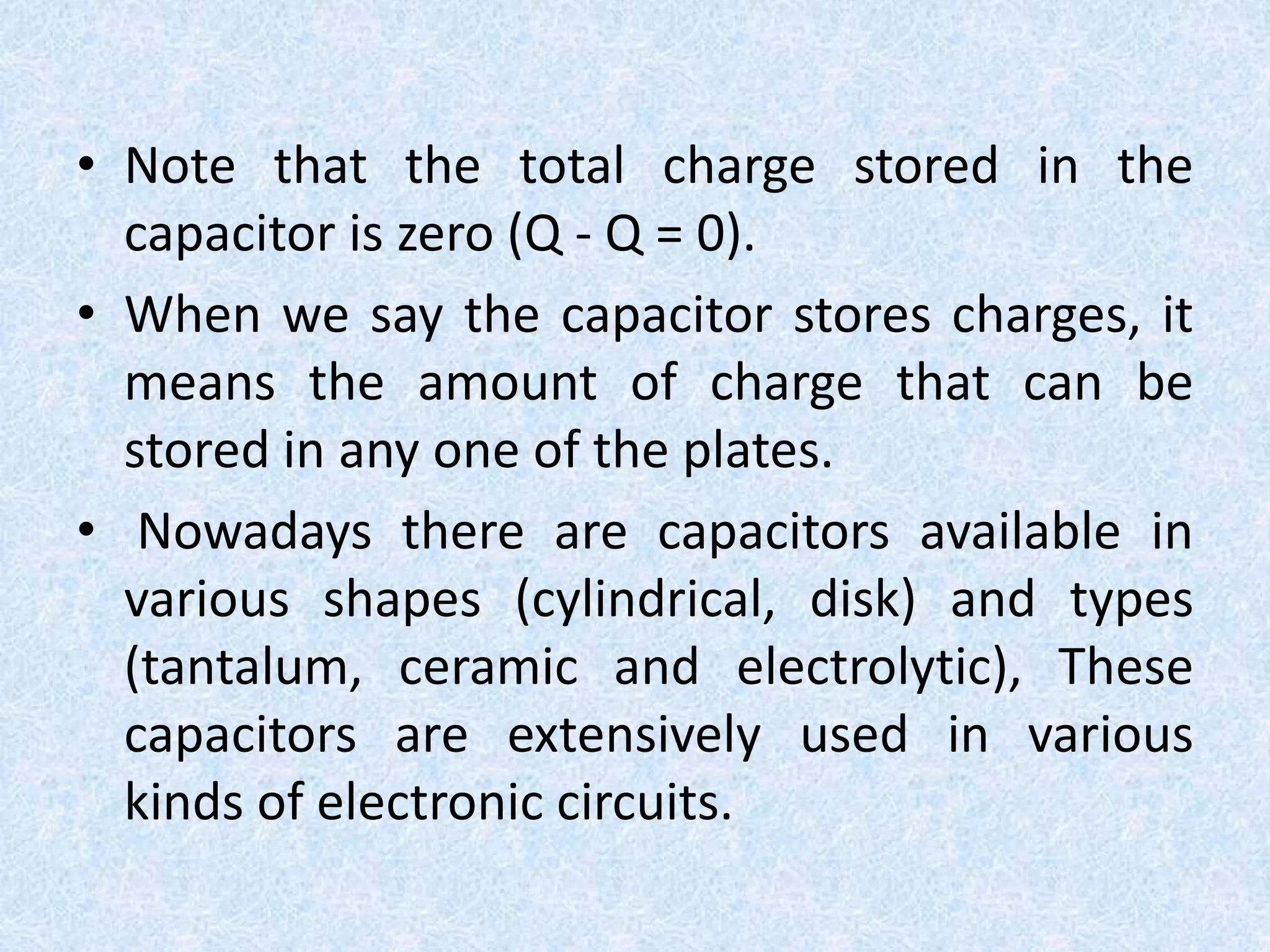 CAPACITORS AND CAPACITANCE | PPTX