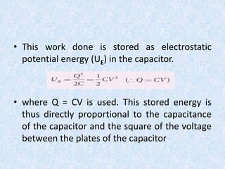 CAPACITORS AND CAPACITANCE | PPTX