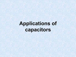 CAPACITORS AND CAPACITANCE | PPTX