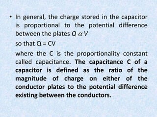 CAPACITORS AND CAPACITANCE | PPTX