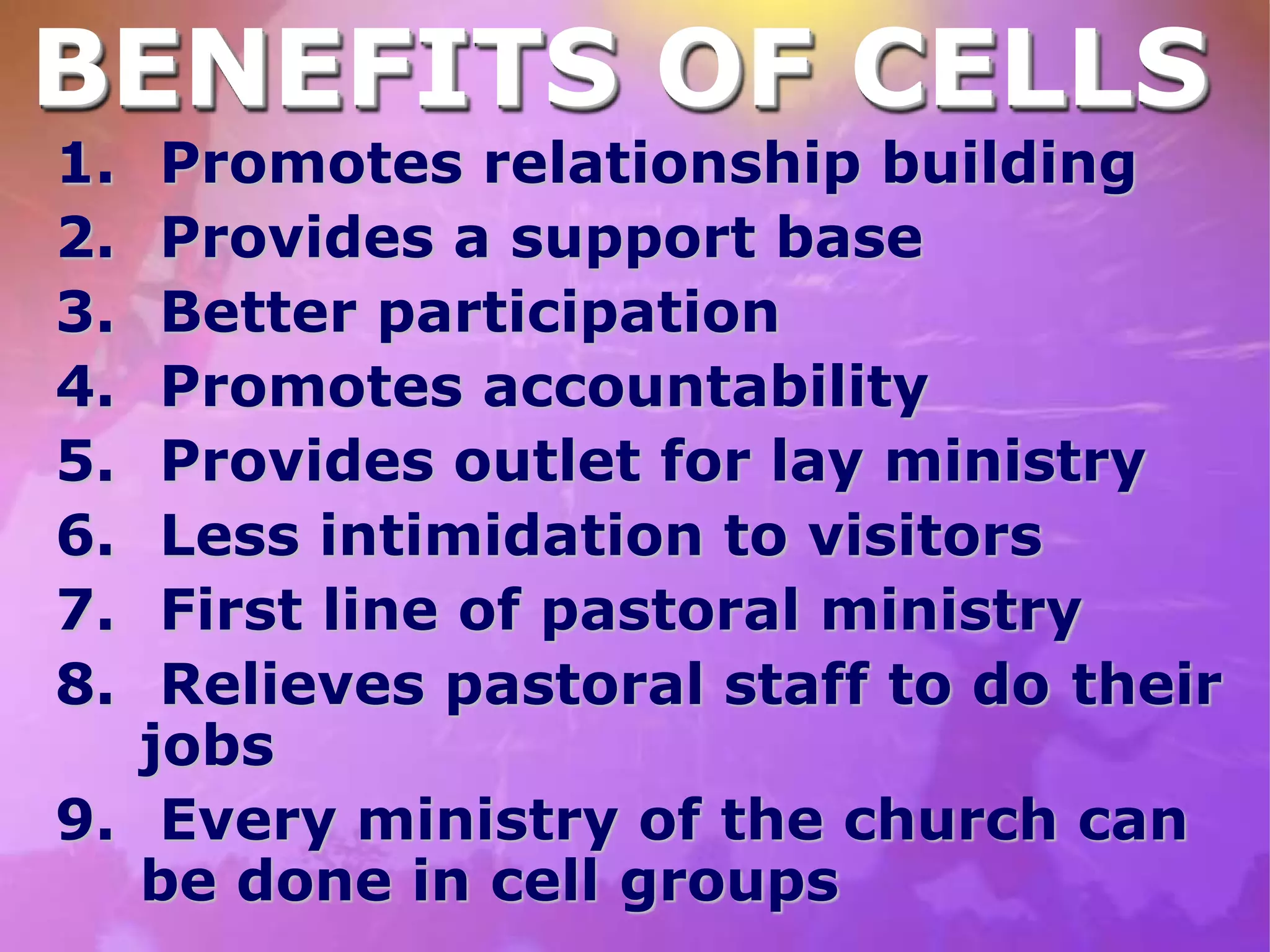 13-CELL GROUPS and CHURCH GROWTH.ppt
