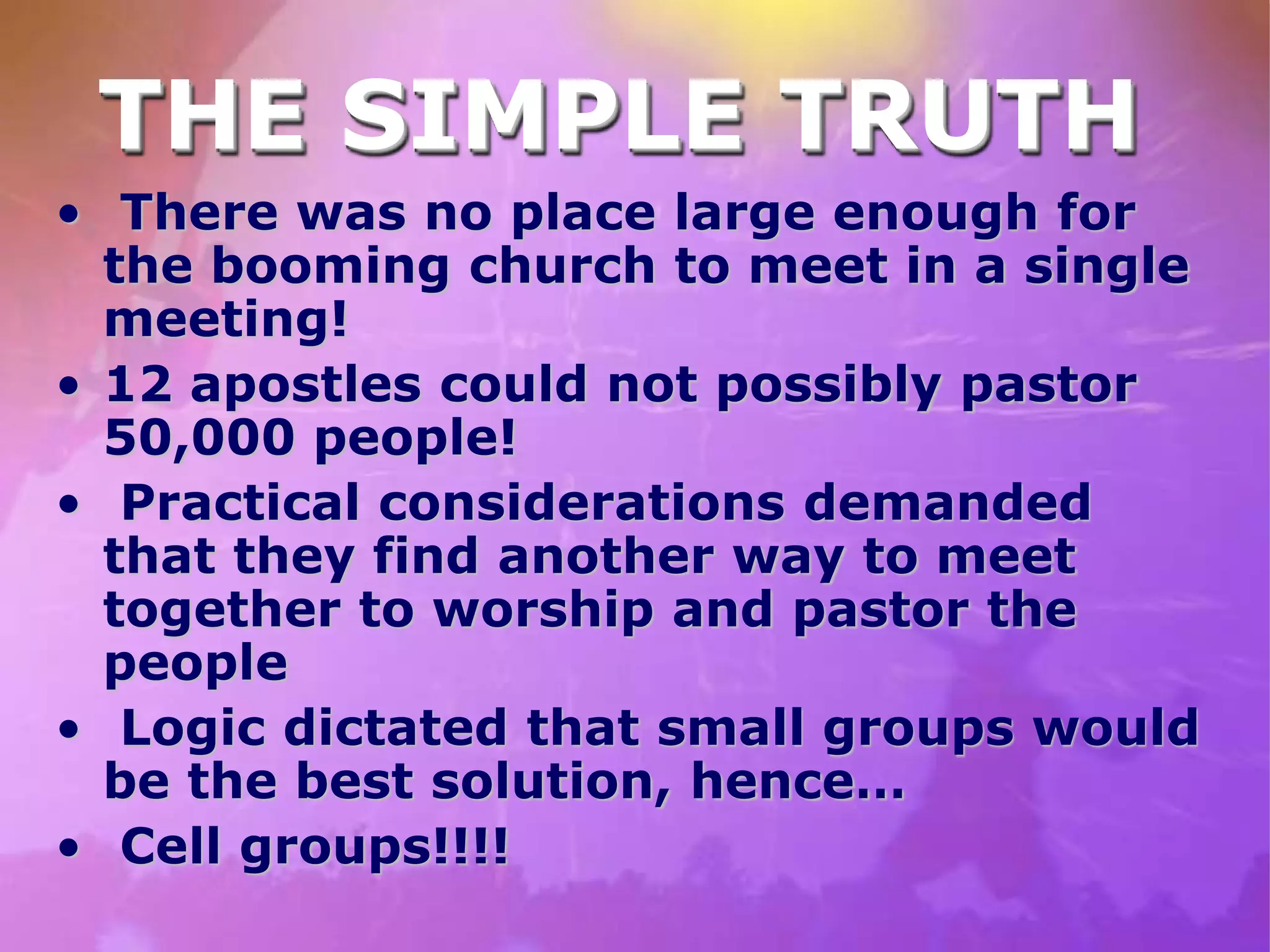 13-CELL GROUPS and CHURCH GROWTH.ppt
