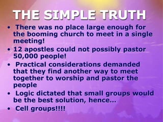 13-CELL GROUPS and CHURCH GROWTH.ppt