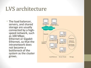 clustering and load balancing | PPT