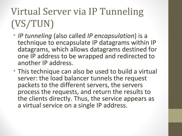 Clustering And Load Balancing Ppt