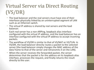 clustering and load balancing | PPT