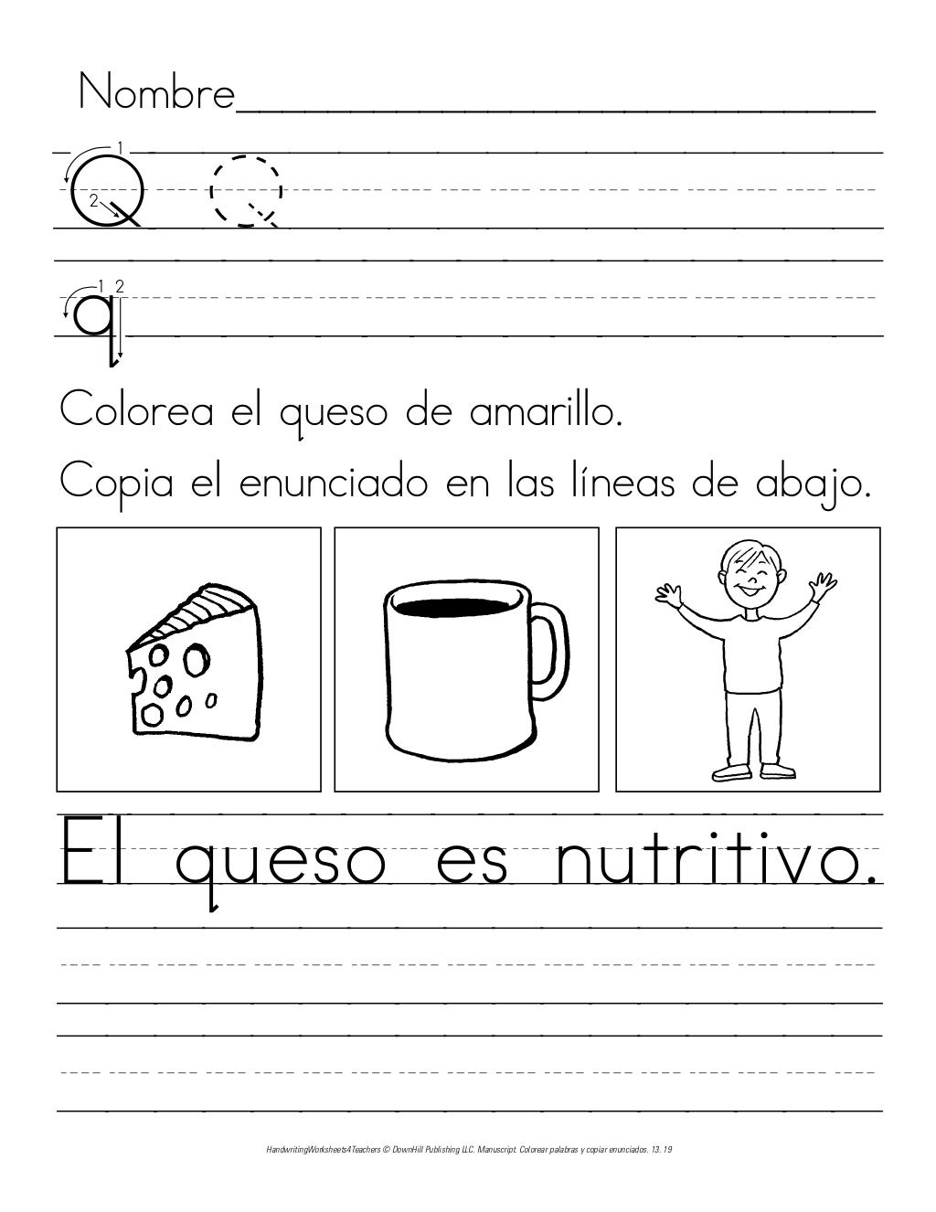 Divertidas Láminas Para Colorear Y Trabajar Todas Las Palabras Del Alfabeto