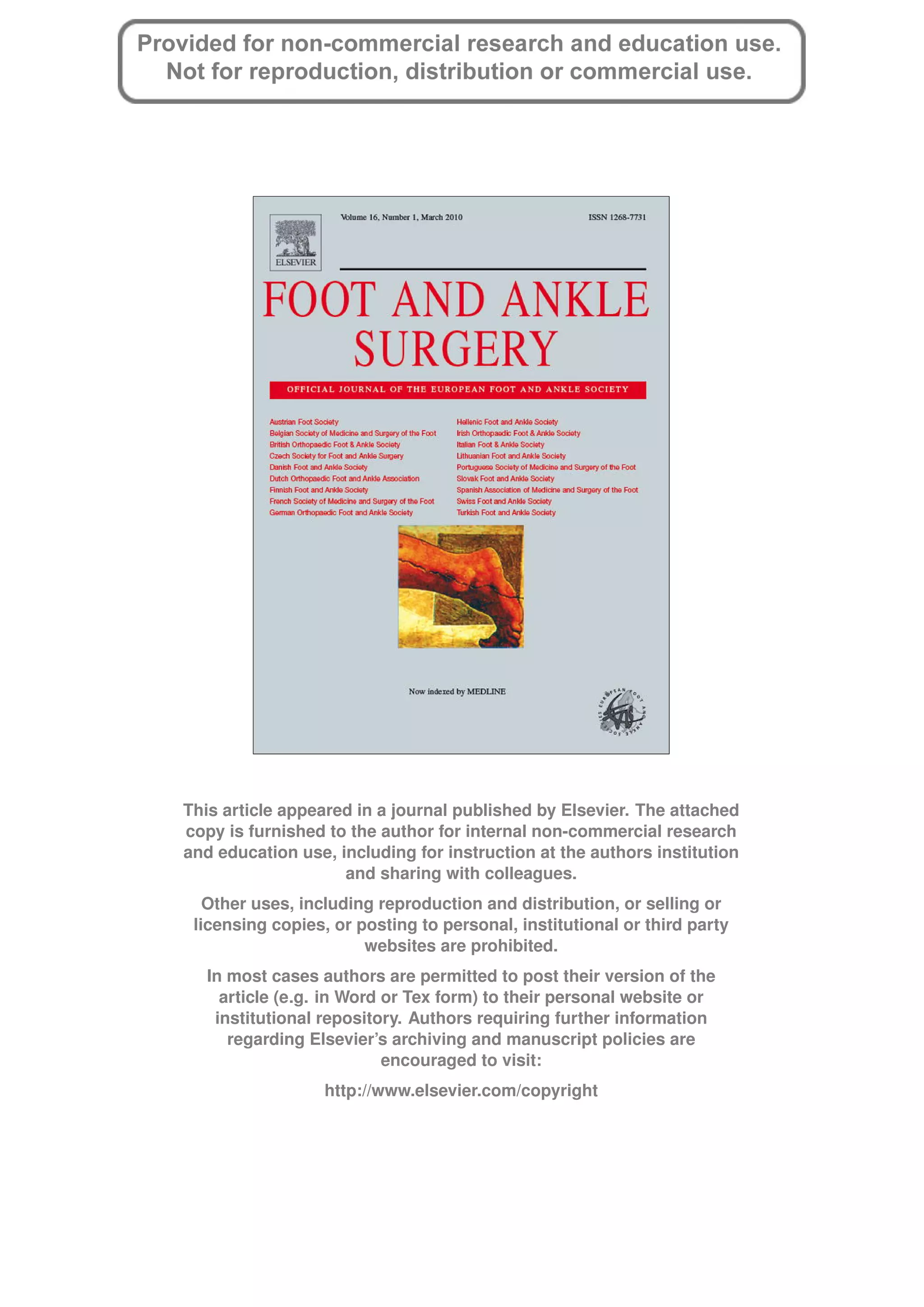 Complete subtalar release for older children with neglected CTEV ...