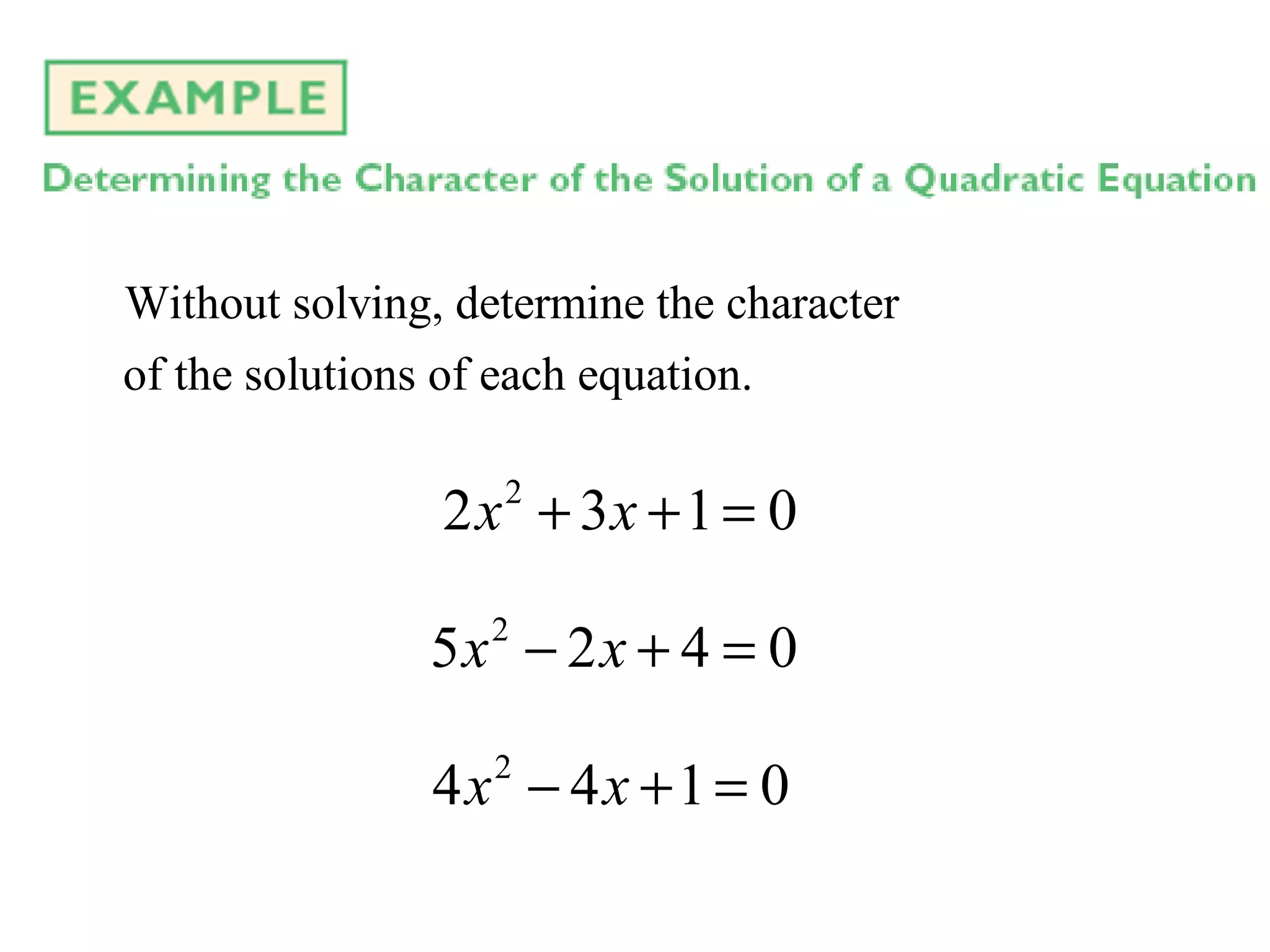 1.3 Complex Numbers, Quadratic Equations In The Complex Number System | PPT