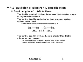 Chapter 13 - Conjugated Unsaturated Systems | PPT