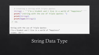 13- Data and Its Types presentation kafss | PPT