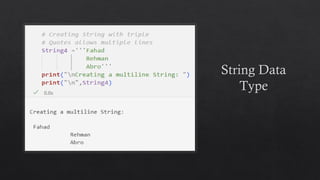 13- Data and Its Types presentation kafss | PPT