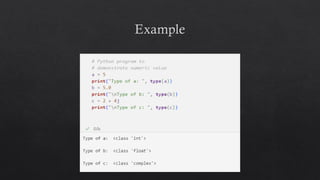 13- Data and Its Types presentation kafss | PPT