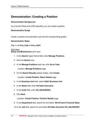 13 define positions | PDF