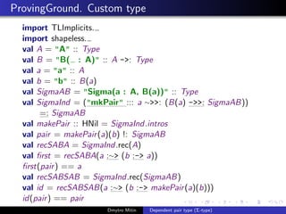 13 - Scala. Dependent pair type (Σ-type) | PPT