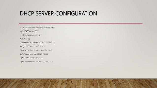 13 DHCP Configuration in Linux