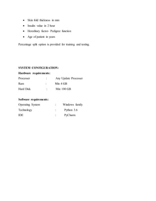 Diabetes prediction using different machine learning approaches | PDF