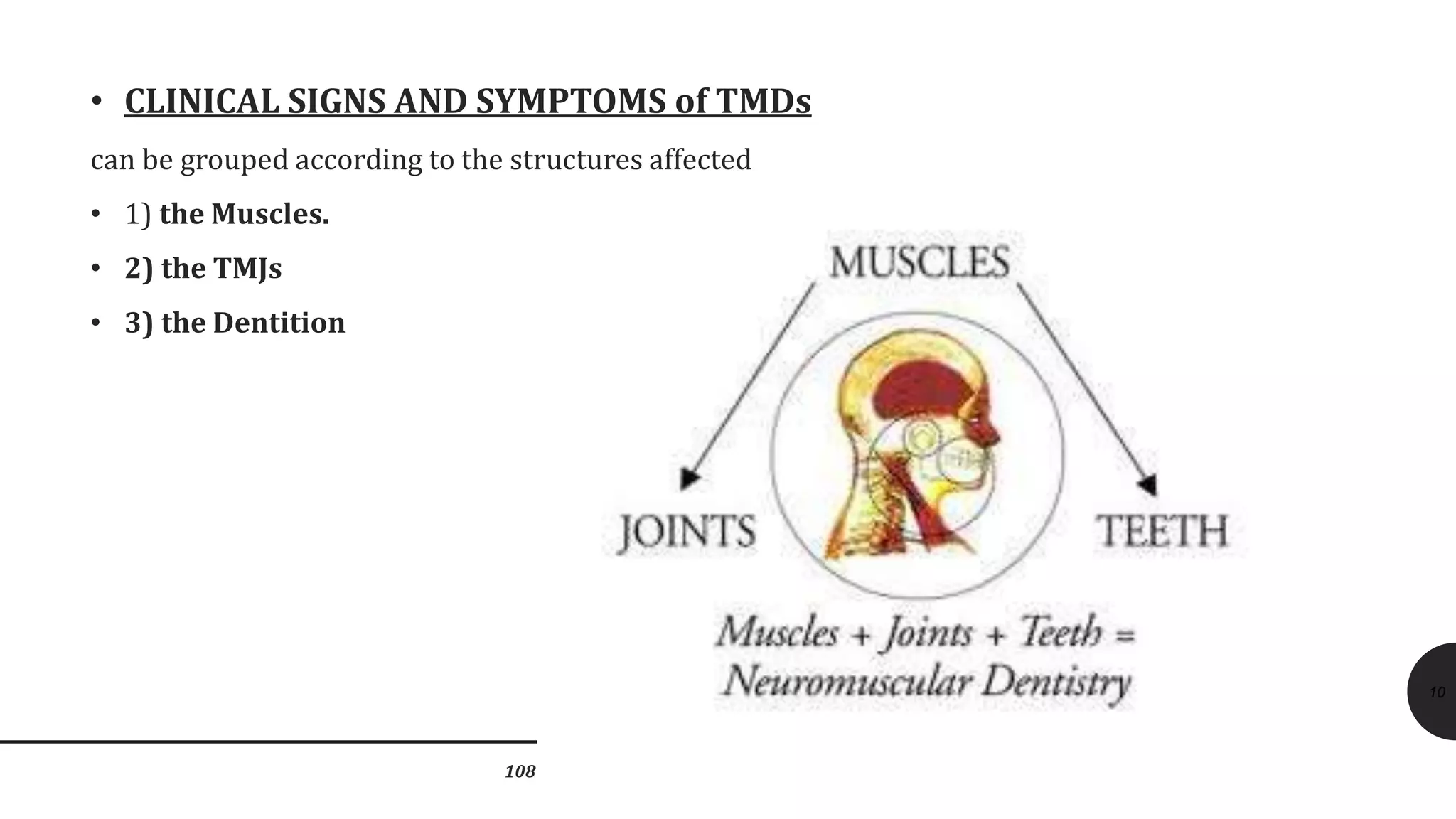 Diagnosis of temporomandibular disorders- Kelly | PPTX