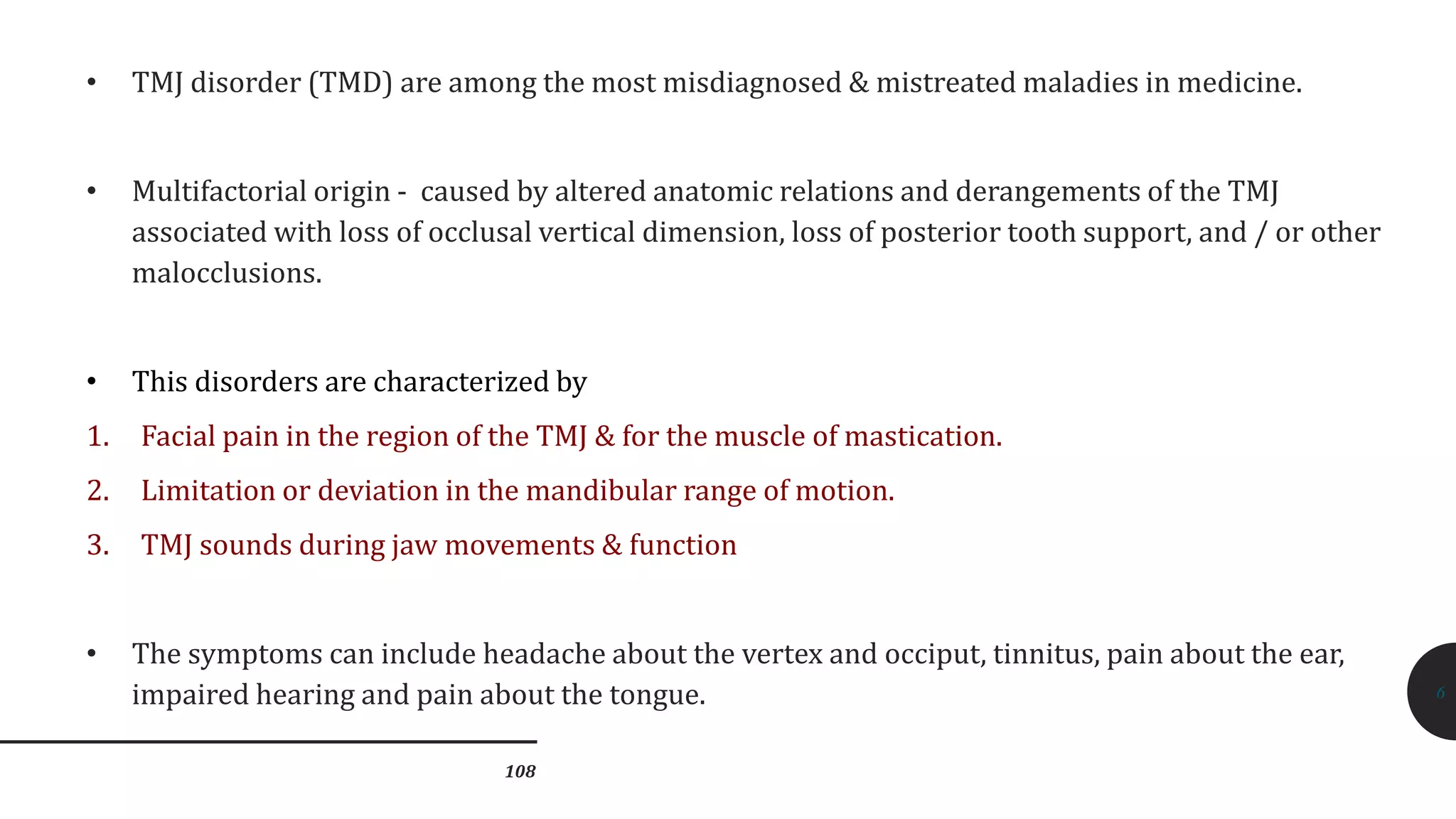 Diagnosis of temporomandibular disorders- Kelly | PPTX